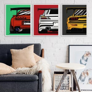 TOP Three Cars Back View 2 , Super Cars, Japanese, Toyota, Nissan ...