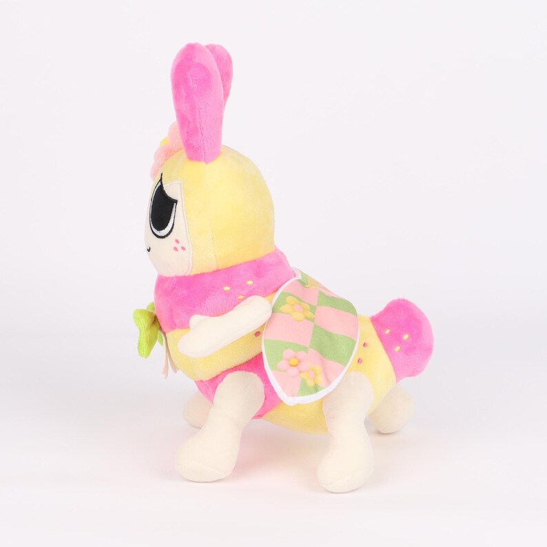 Handmade Dandy’s World Squirm Worm Plush, Cute Pink Squirm Bug Plushie ...