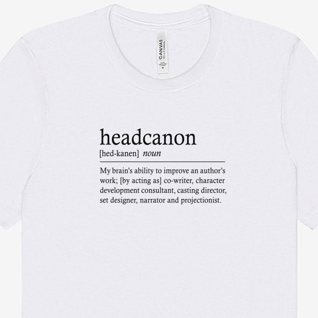 Funny Reader T-shirt, Headcanon Definition Book Lover Tee, Gift for ...