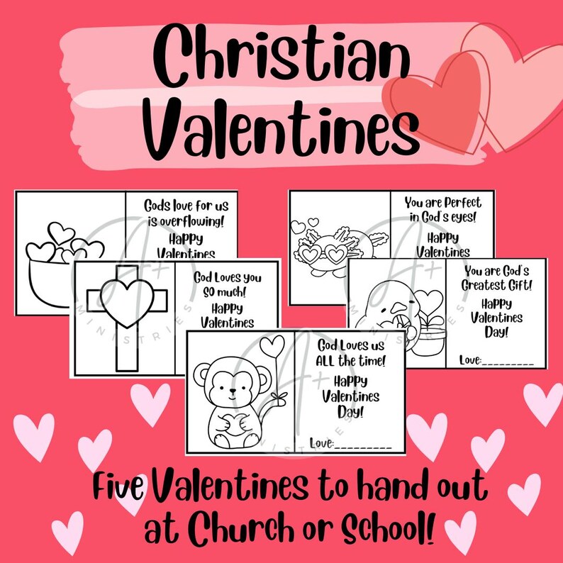 Christian Themed Valentines DIY - Etsy