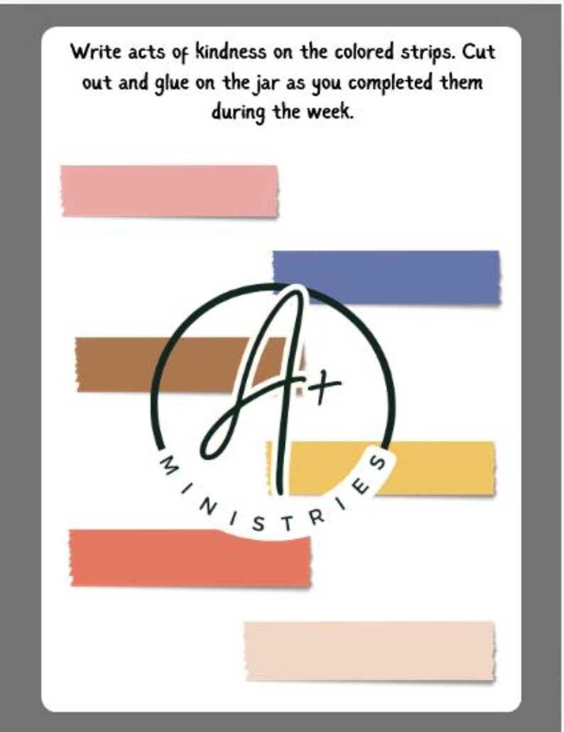 Kindness Jar Activity for Kids - Etsy