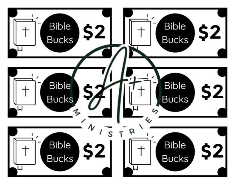 Bible Bucks for Children's Church - Etsy