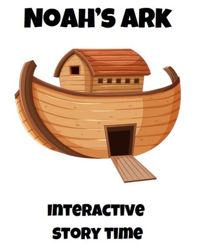 Noah's Ark Interactive Story Time - Etsy