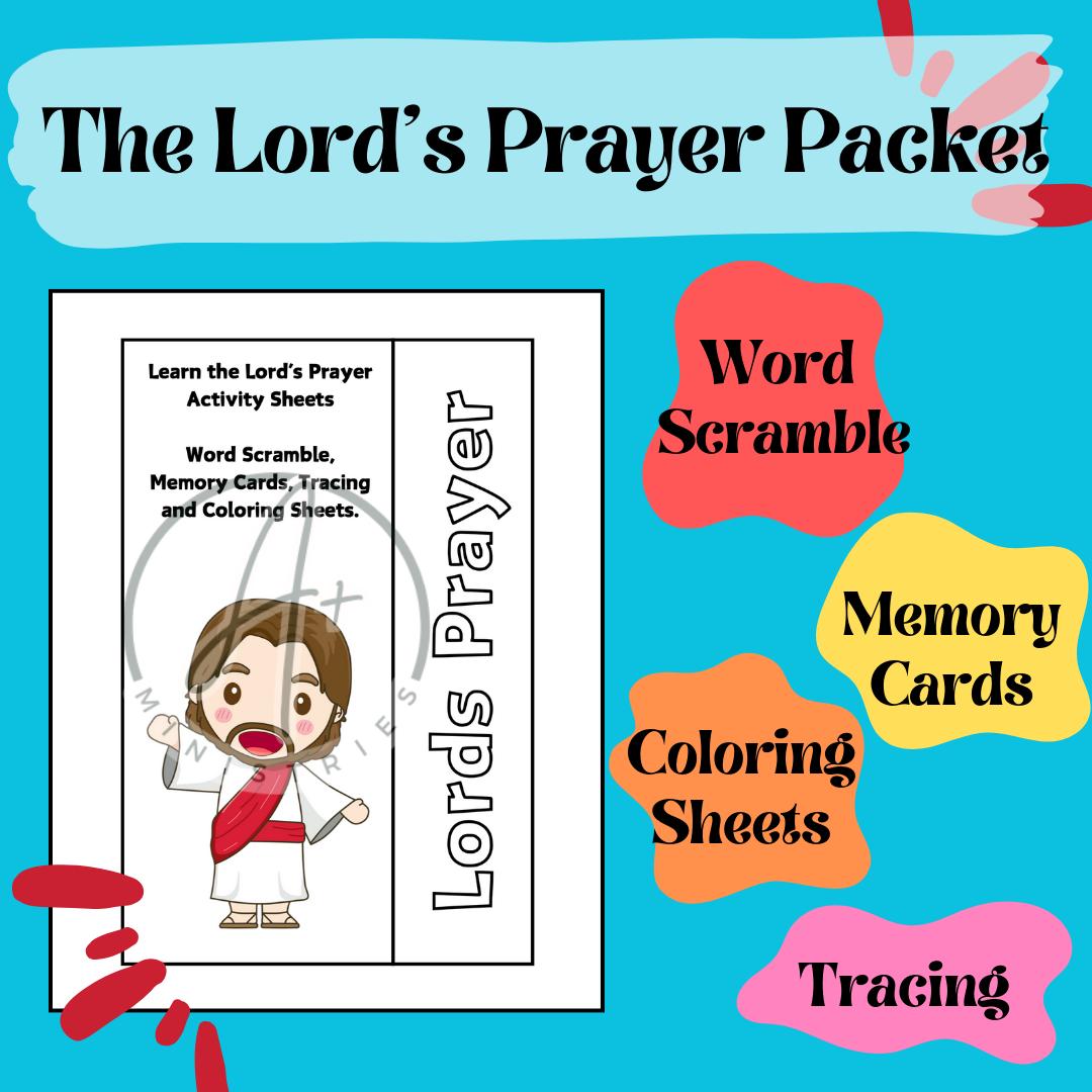Lord's Prayer Activity Sheets Children's Church - Etsy