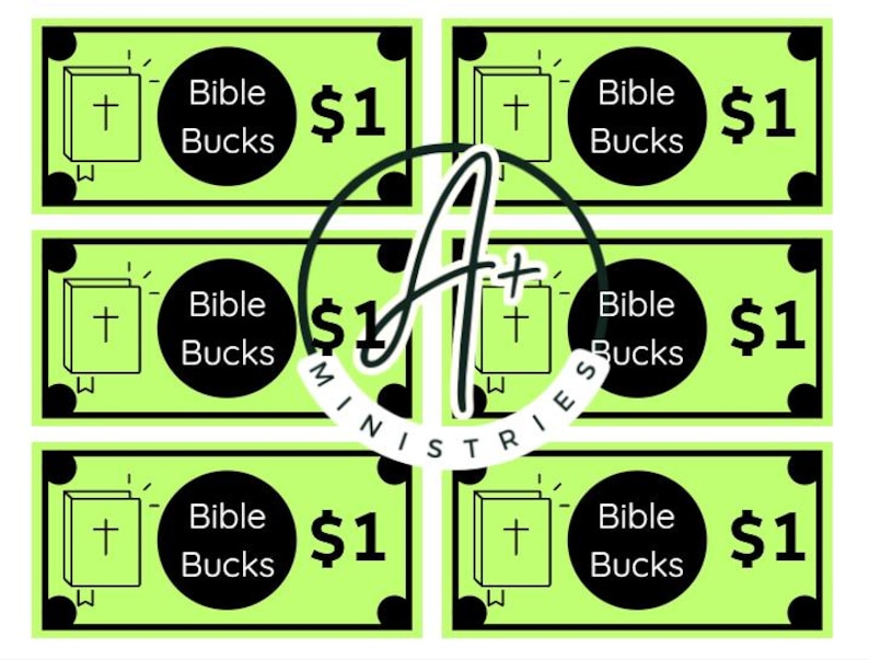 Bible Bucks for Children's Church - Etsy