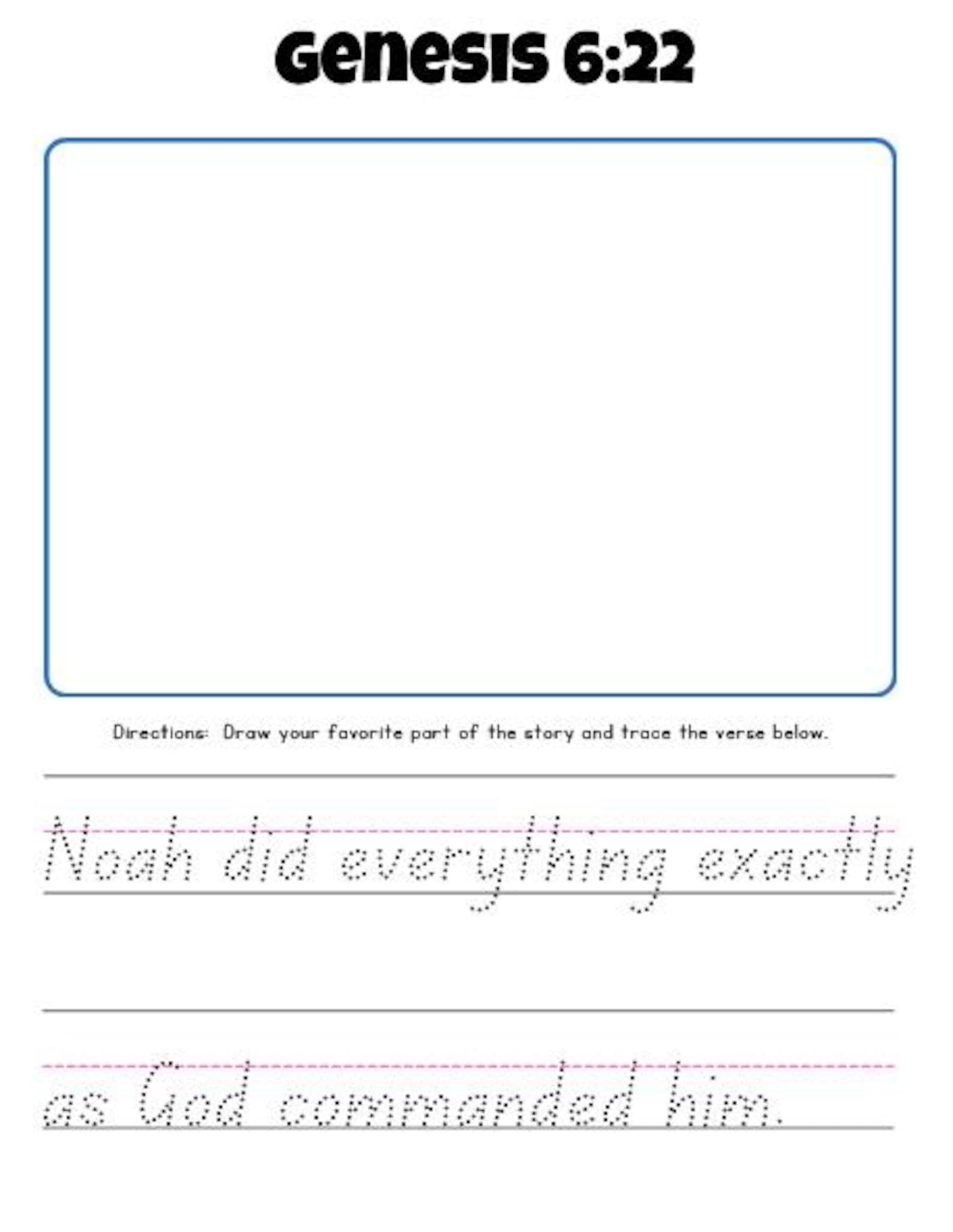 Noah's Ark Interactive Story Time - Etsy