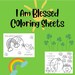 I Am Blessed Coloring Sheets - Etsy