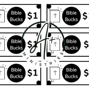 Bible Bucks for Children's Church - Etsy