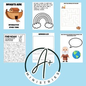 Noah's Ark Interactive Story Time - Etsy
