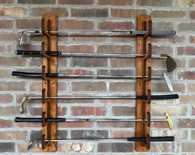 Golf Club x Cross Design Wall Mount Bracket qty. 2 - Etsy