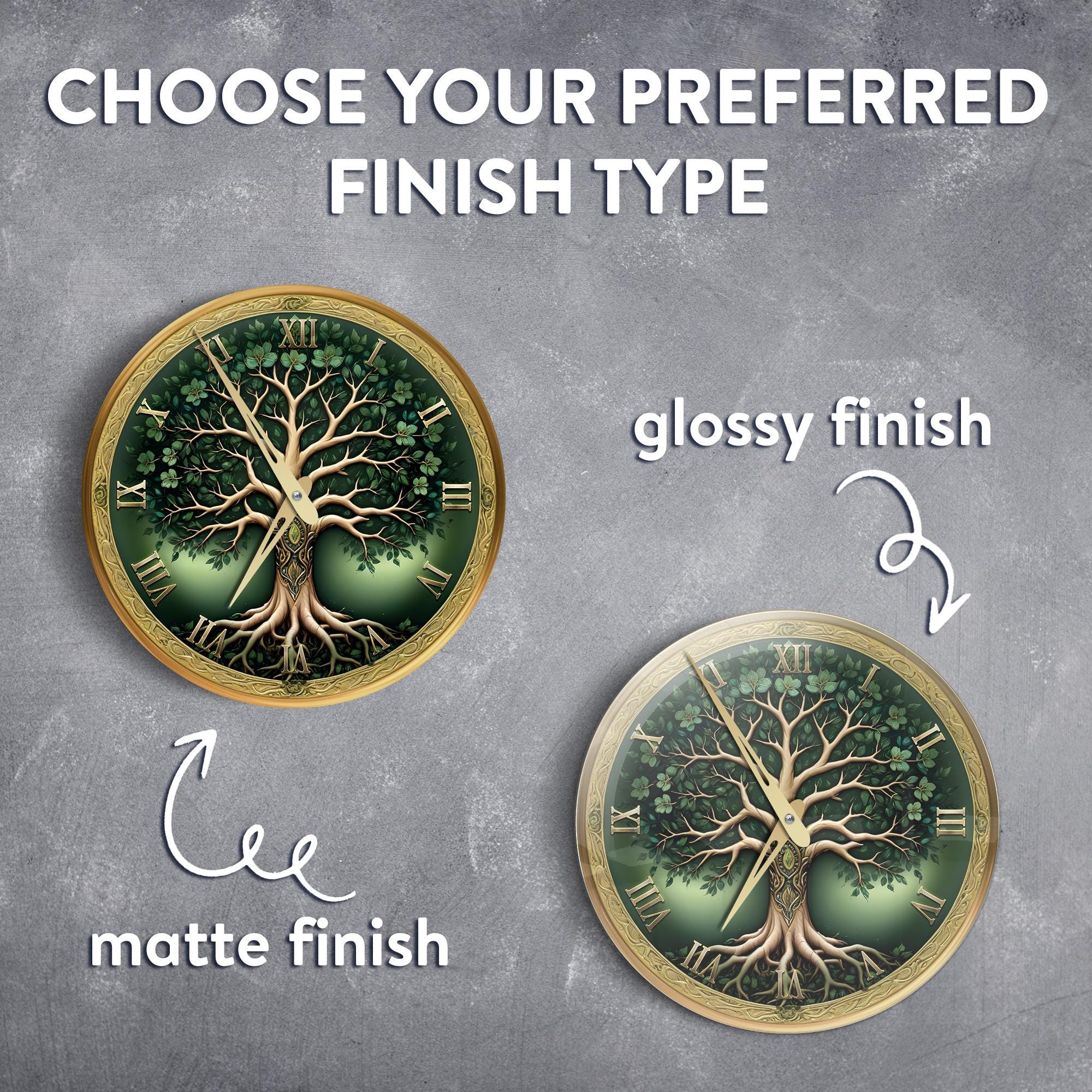 Tree of Life Wall Clock, Celtic Tree Clock, Decorative Wooden Clock ...