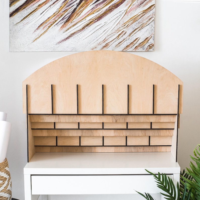 Wooden Card Display Stand, Retail Display Rack, Craft Fair Display ...