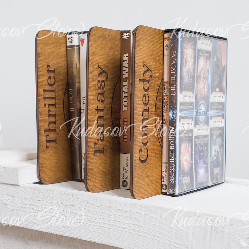 Dvd Dividers Custom, Dvd Collection Dividers, CD Dividers, Wood Dividers, Dvd Separators ...