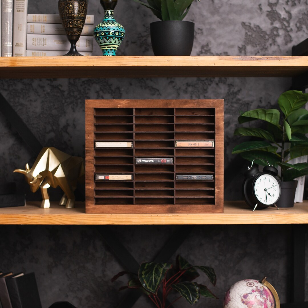 Cassette Tape Holder, Cassette Storage, Cassette Tape Display, Cassette ...