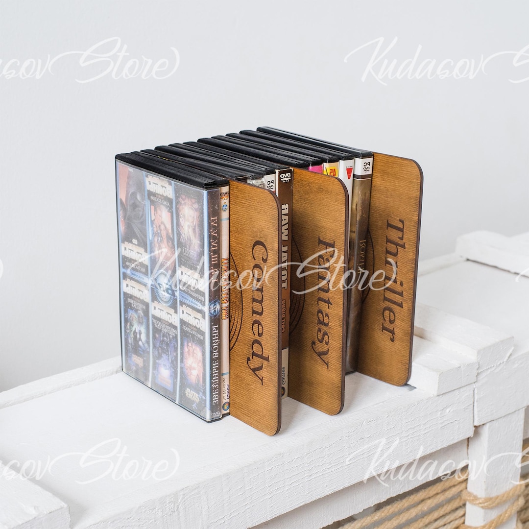 Dvd Dividers Custom, Dvd Collection Dividers, CD Dividers, Wood ...
