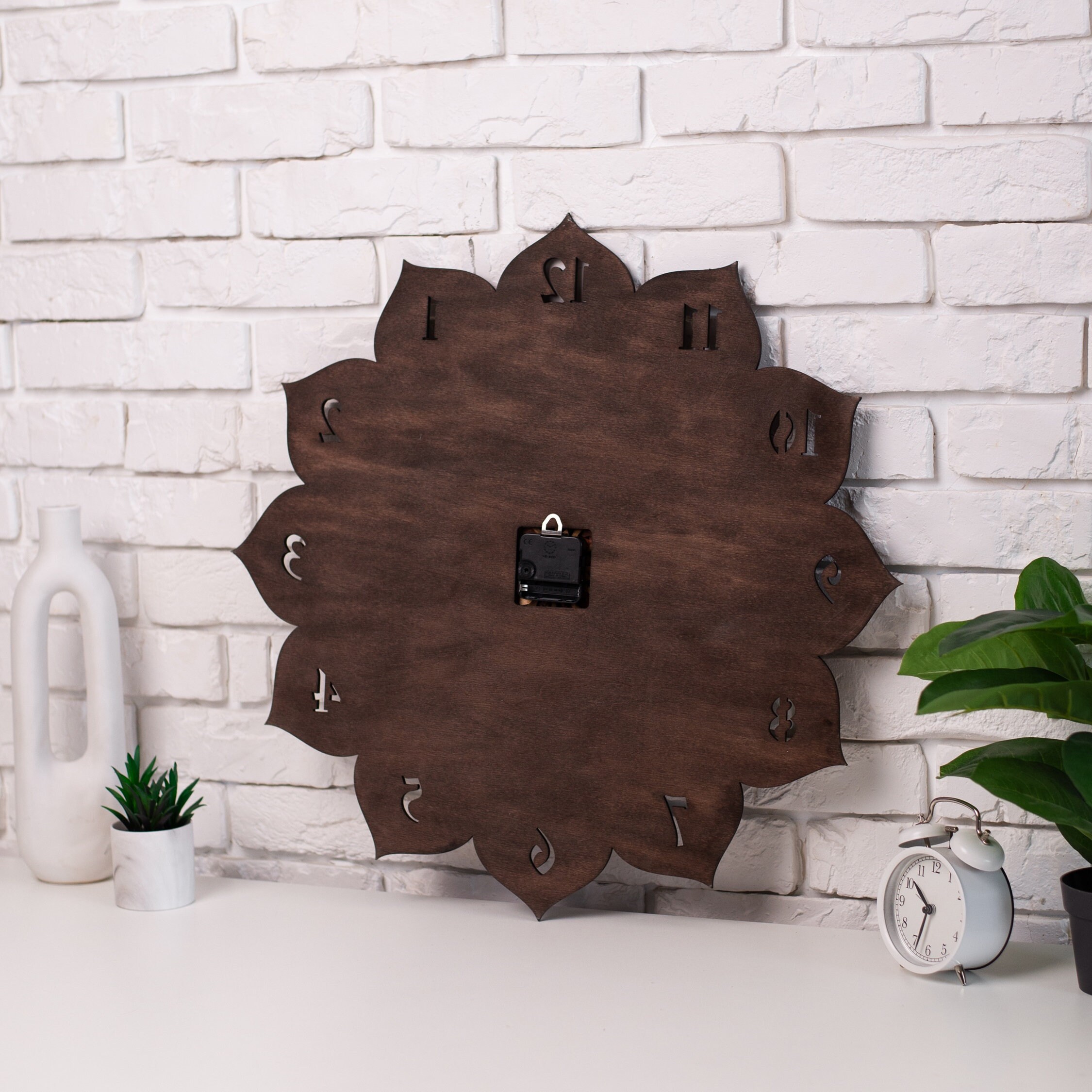 Mandala Wall Clock, Layered Mandala Clock, Wooden Wall Clock, Sacred ...