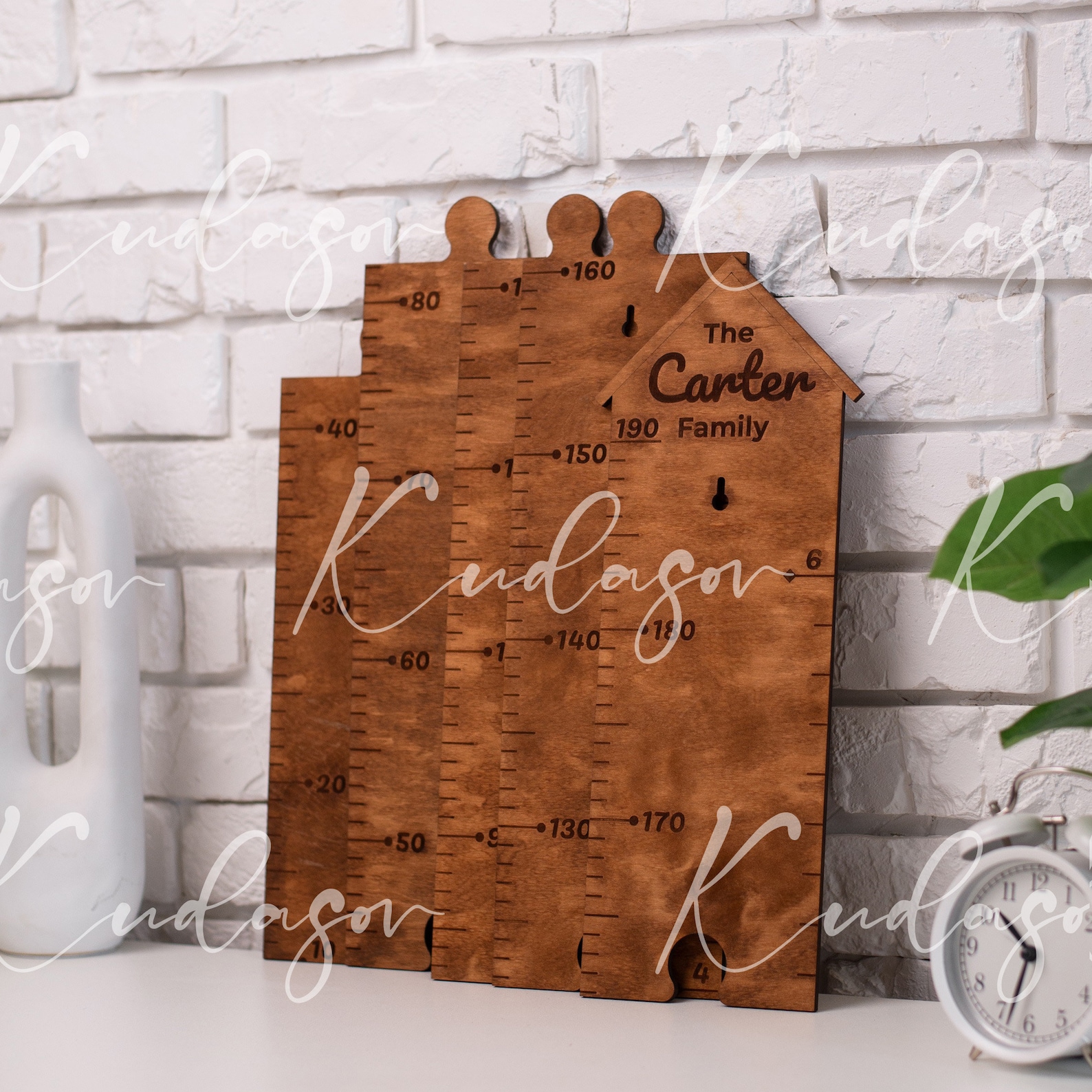 Height Chart Wood, Family Growth Chart, Childs Growth Chart, Growth ...