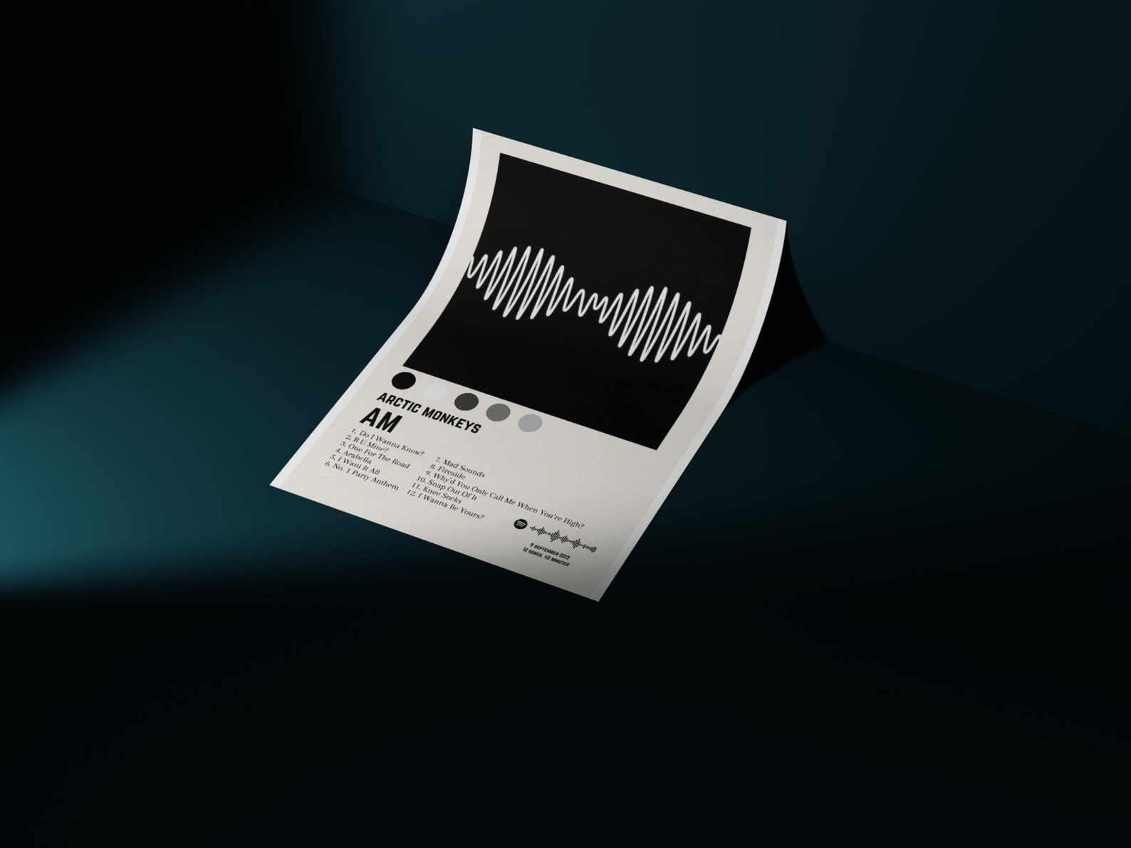 Arctic Monkeys AM Printable Poster - Etsy