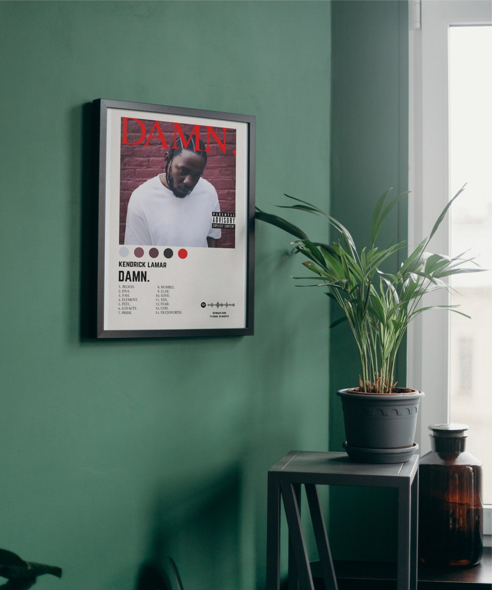 Kendrick Lamar DAMN. Printable Poster - Etsy