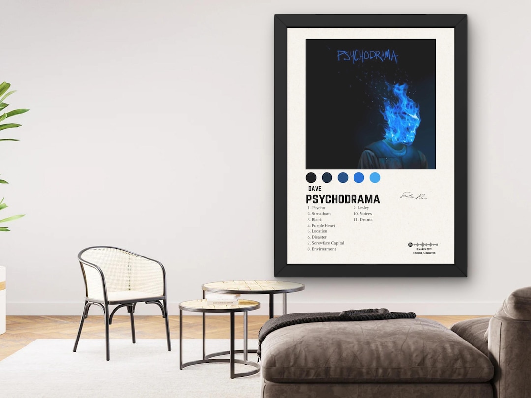 Dave Psychodrama Album Cover Poster - Etsy