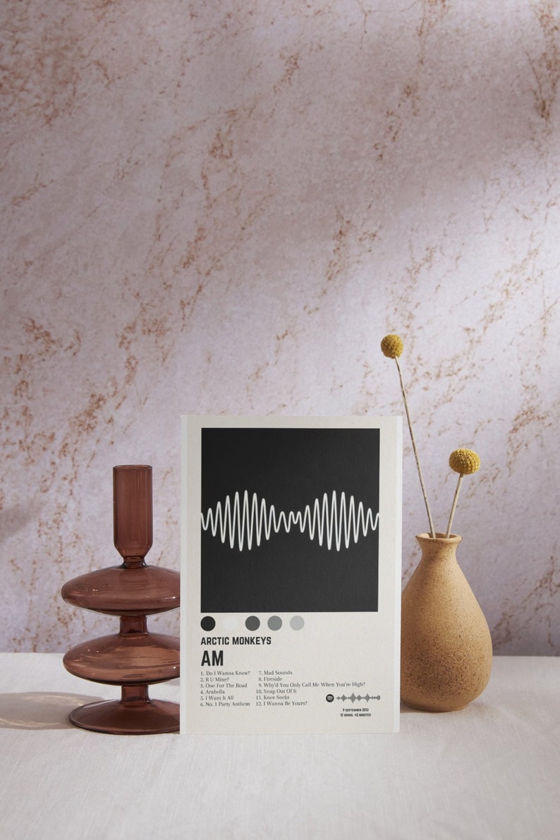 Arctic Monkeys AM Printable Poster - Etsy