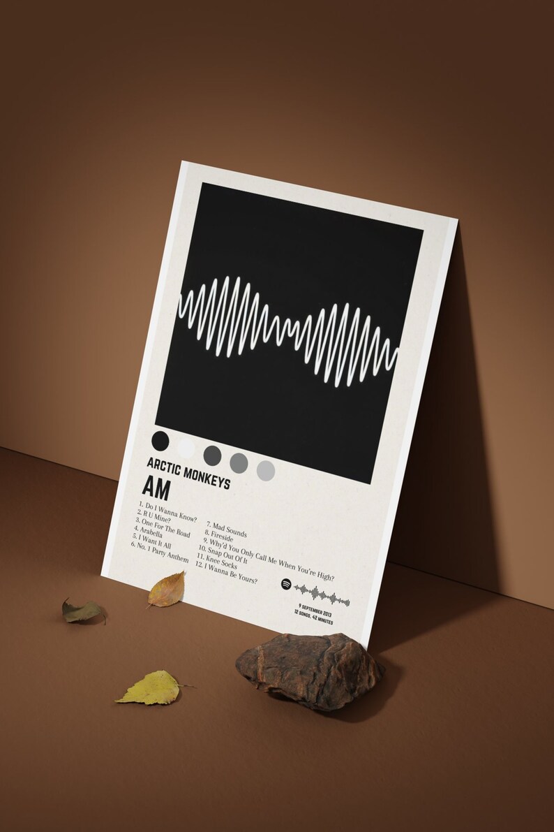Arctic Monkeys AM Printable Poster - Etsy