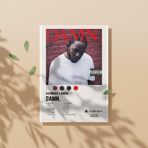 Kendrick Lamar DAMN. Printable Poster - Etsy