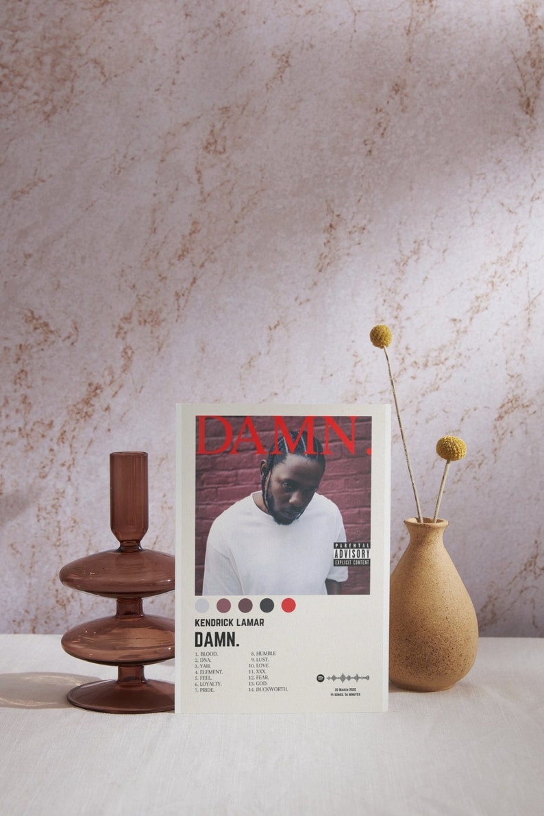 Kendrick Lamar DAMN. Printable Poster - Etsy