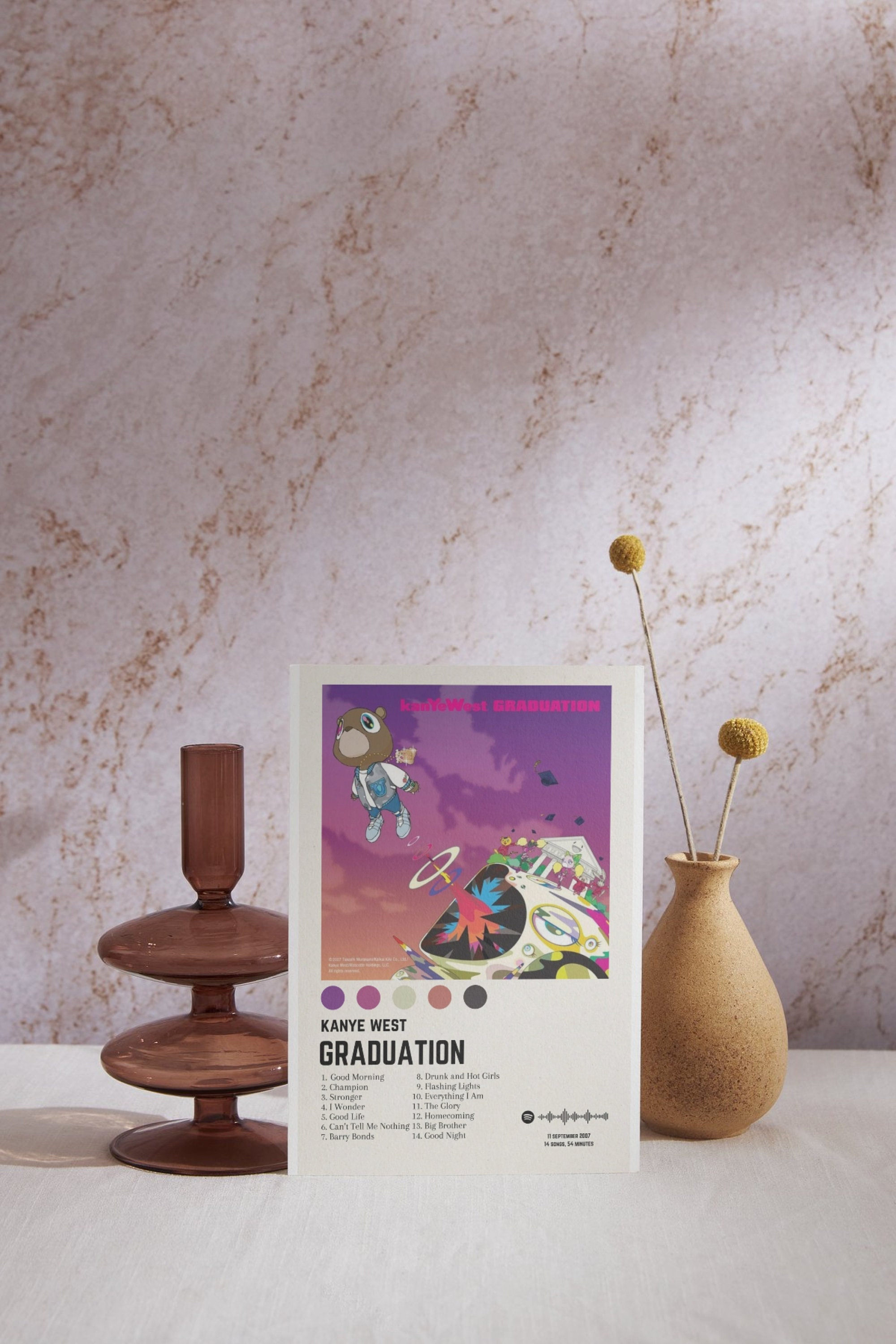 Kanye West Graduation Album Printable Poster - Etsy