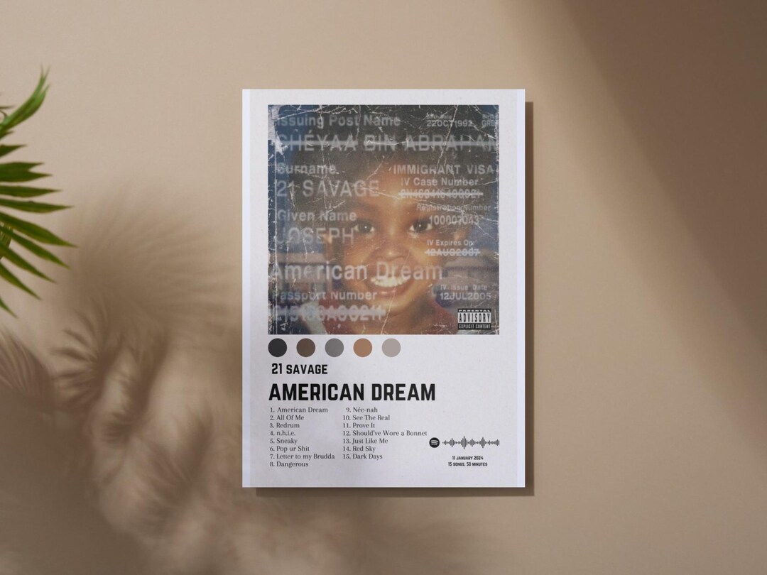 American Dream Printable Poster - Etsy