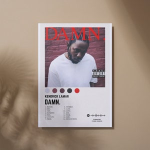 Kendrick Lamar DAMN. Printable Poster - Etsy