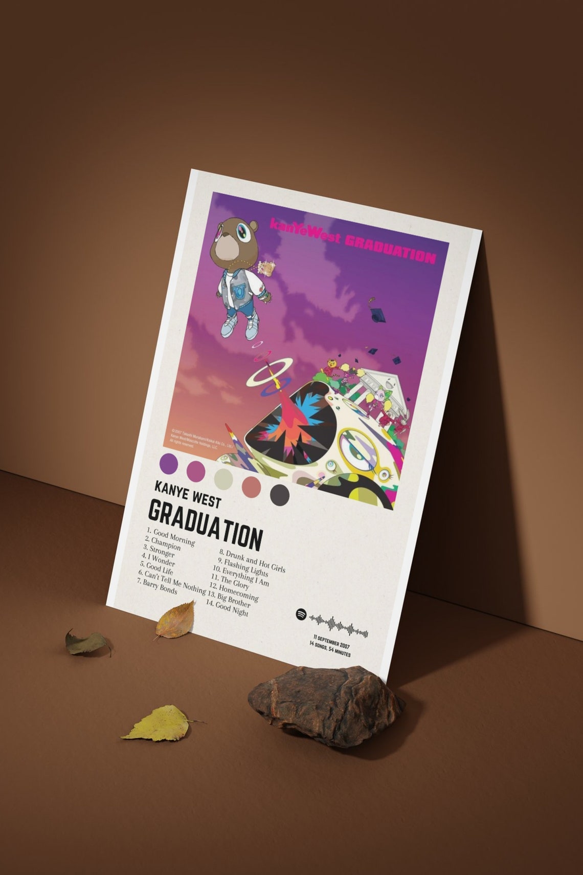 Kanye West Graduation Album Printable Poster - Etsy