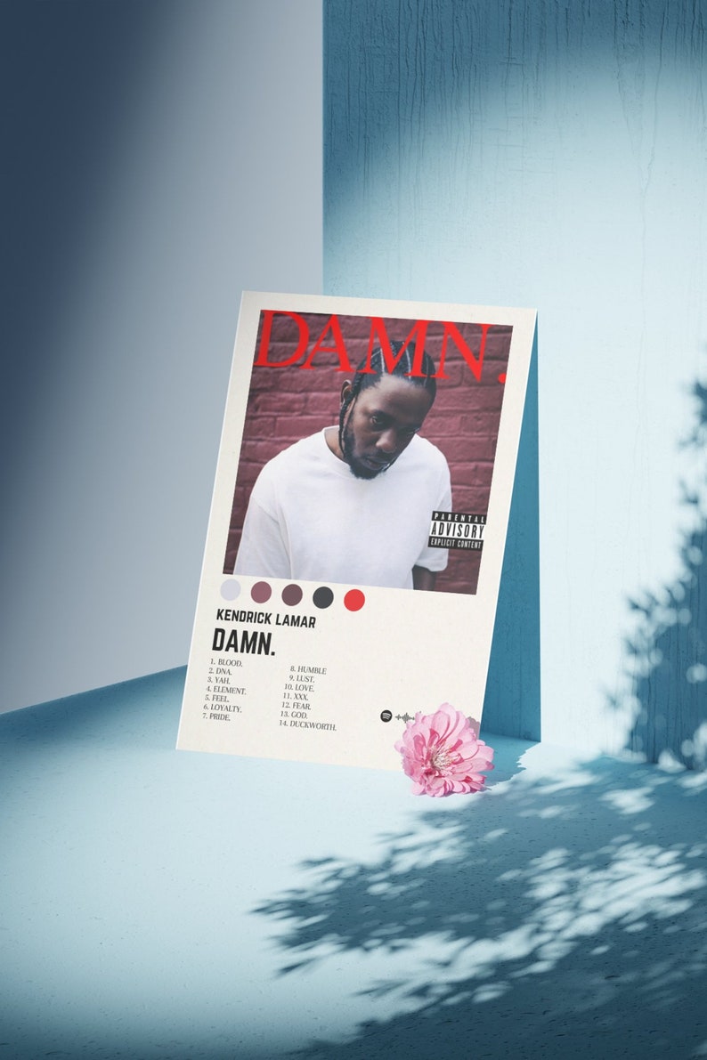 Kendrick Lamar DAMN. Printable Poster - Etsy