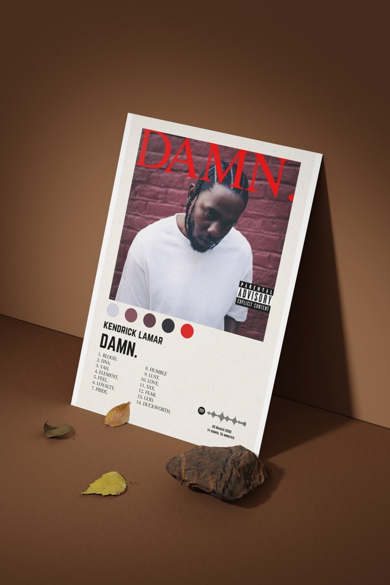Kendrick Lamar DAMN. Printable Poster - Etsy