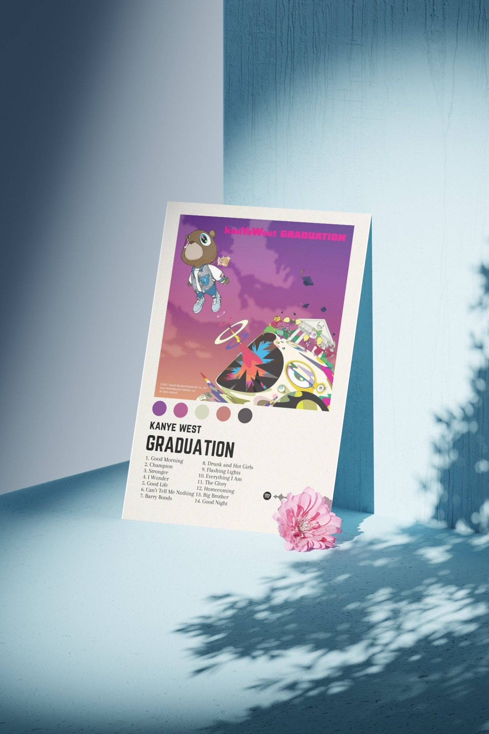 Kanye West Graduation Album Printable Poster - Etsy