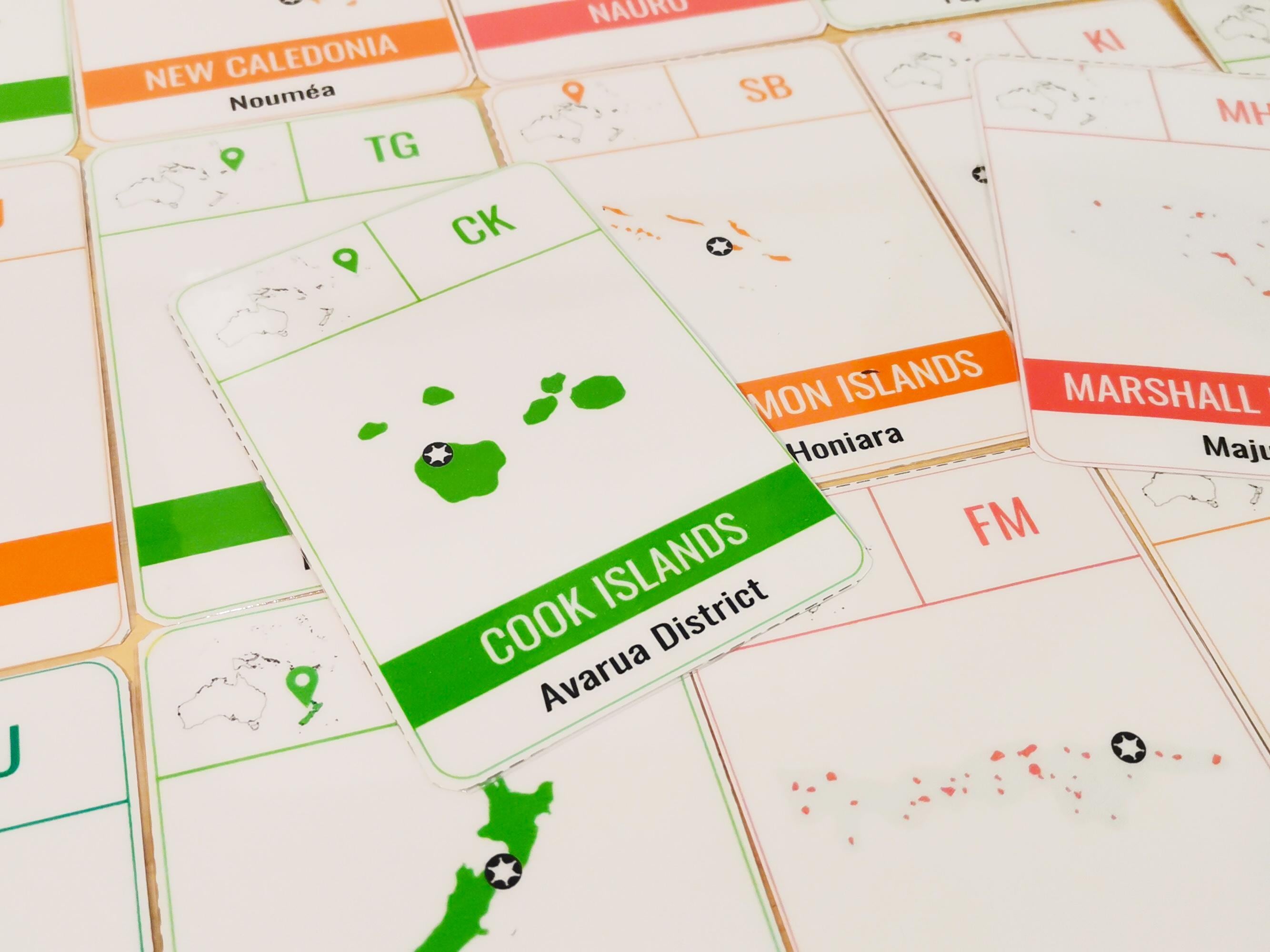 Oceania Learning Pack Printable Montessori Puzzle Map Countries ...