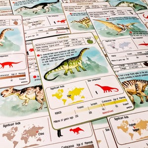 Dinosaurs Fact Cards Printable, Educational Learning Resources ...