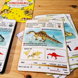 Dinosaur Fact Cards Printable, Educational Learning Resources ...