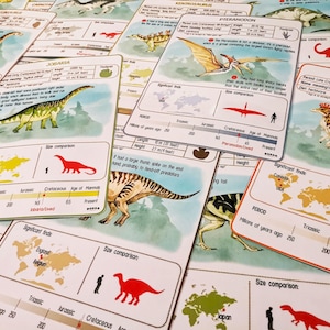 Dinosaur Fact Cards Printable, Educational Learning Resources ...
