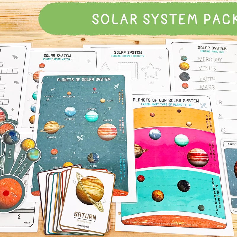 Montessori Solar System - Etsy UK