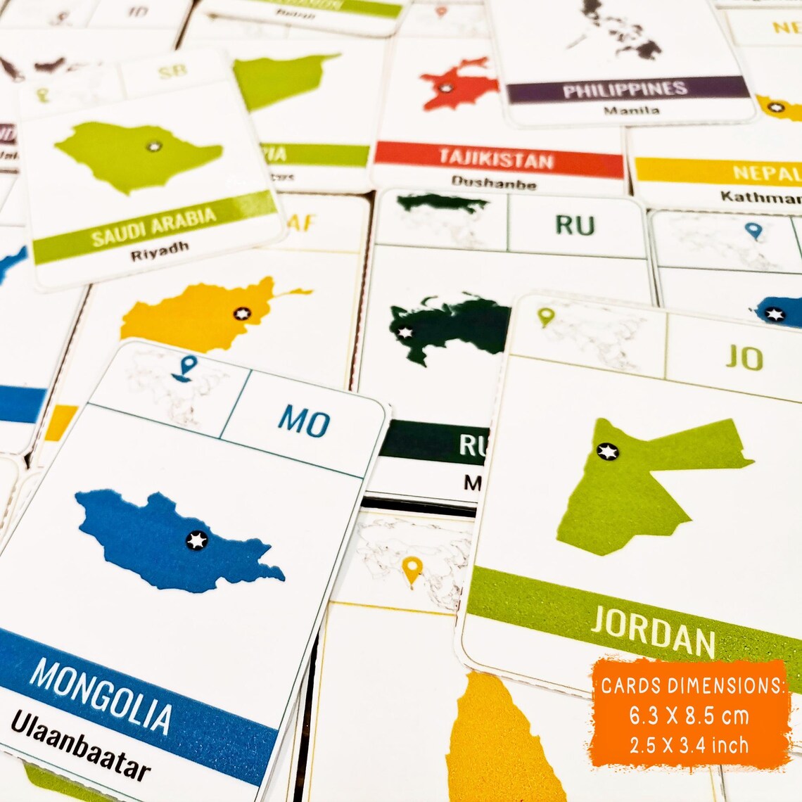 Asia Maps Puzzle, Printable Learning Binder, Kids Homeschool Worksheets ...