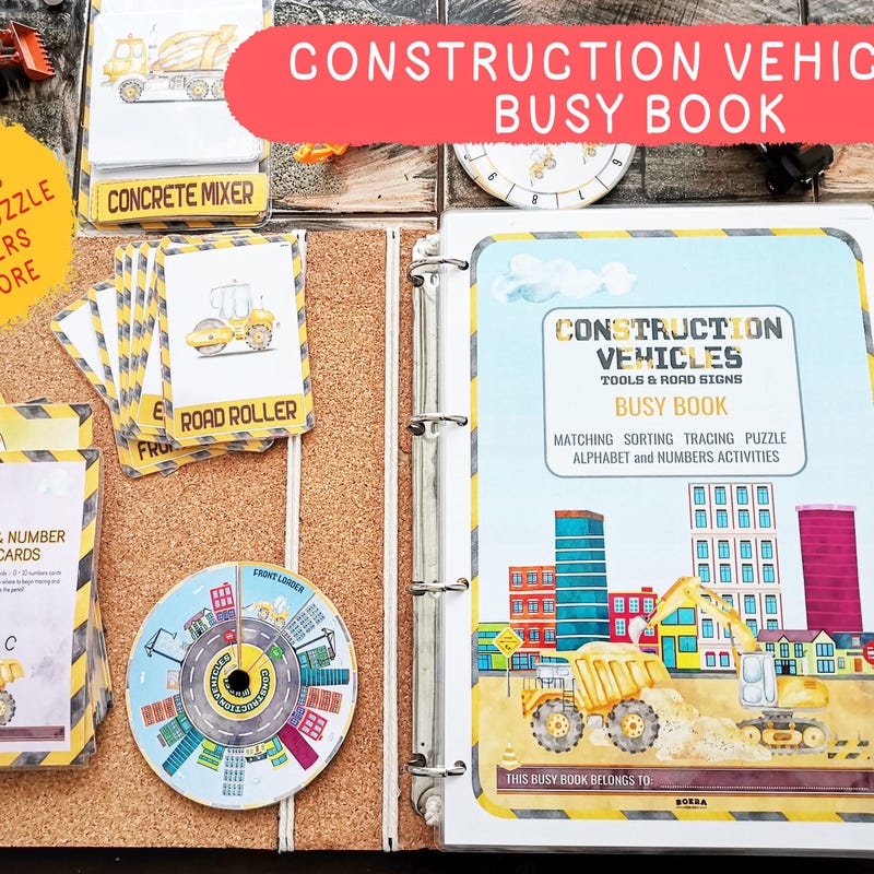 Toddler Busy Book - Etsy