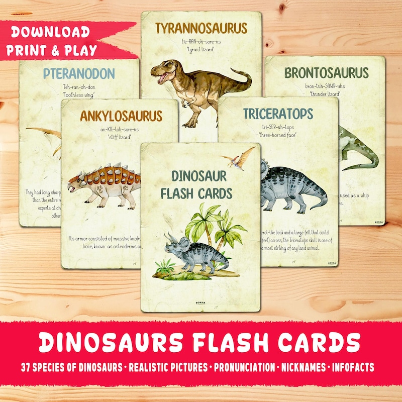 Realistic Dinosaur - Etsy