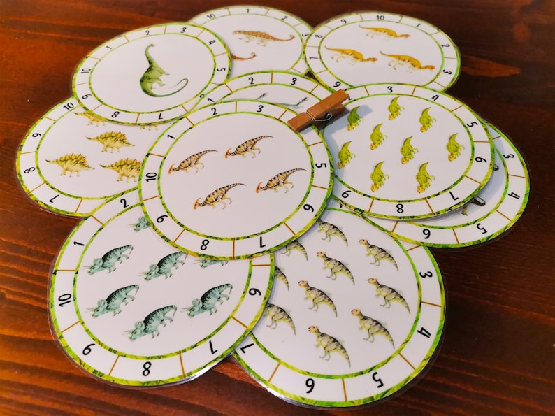 Dinosaur Counting Printable Activity Sheet, I Spy Game for Kids, Kids ...