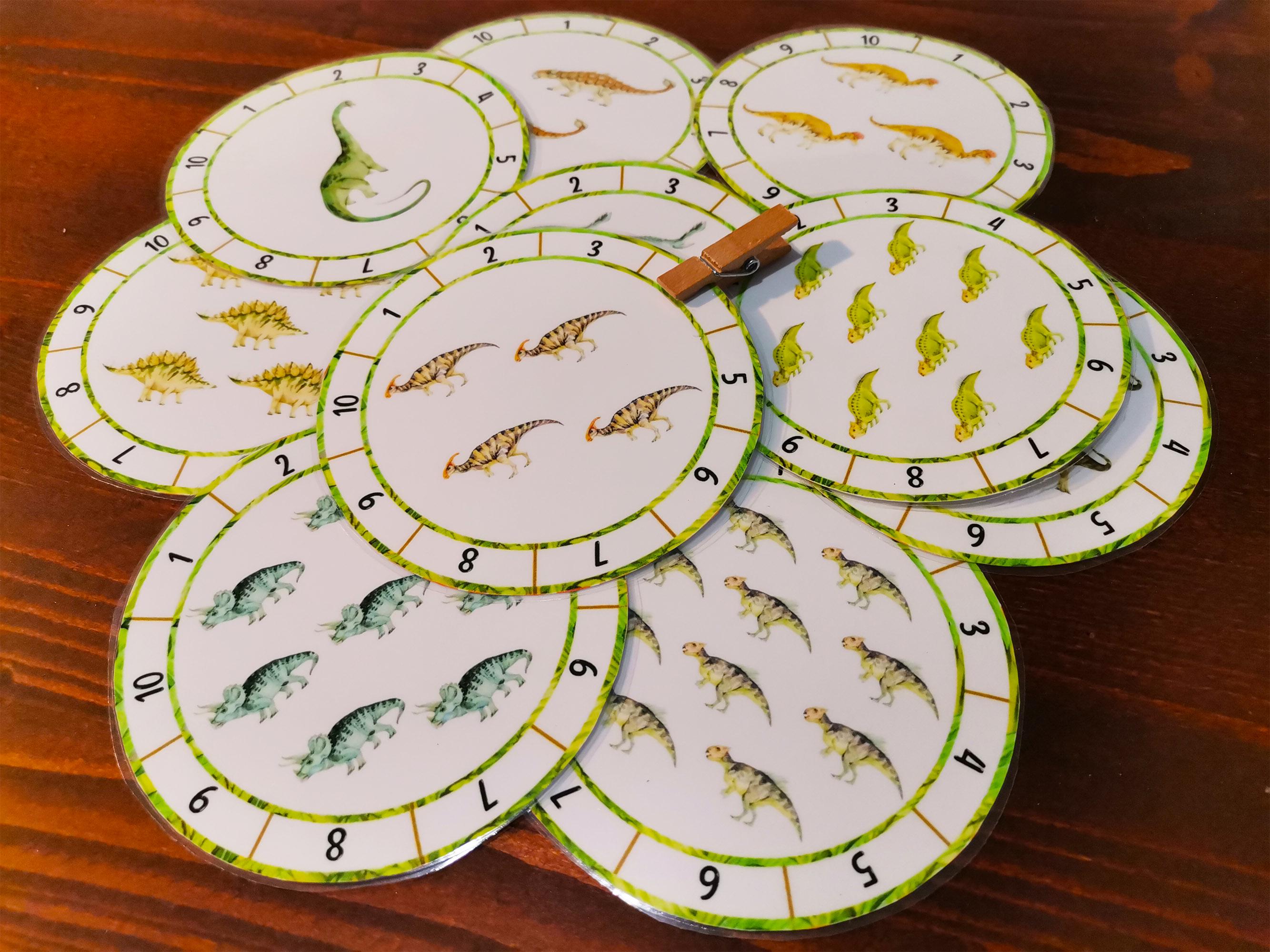 Dinosaur Counting Printable Activity Sheet, I Spy Game for Kids, Kids ...