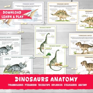Dinosaurs Anatomy, Labeling Activity, Homeschool, Dinosaur Facts ...