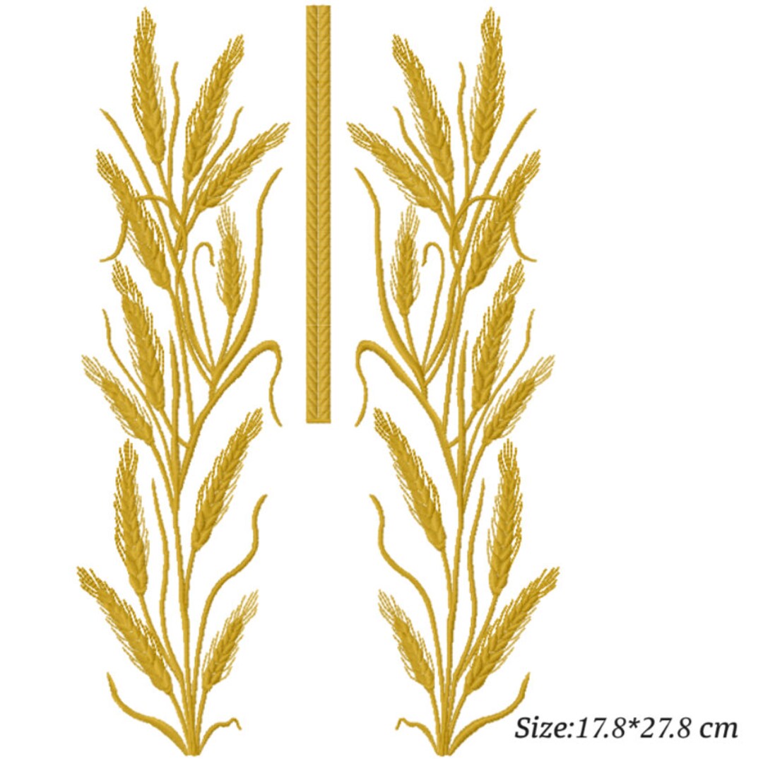 Wheat Embroidery Designs Set, Wheat Vyshyvanka, Home Decor, Wheat Ears ...
