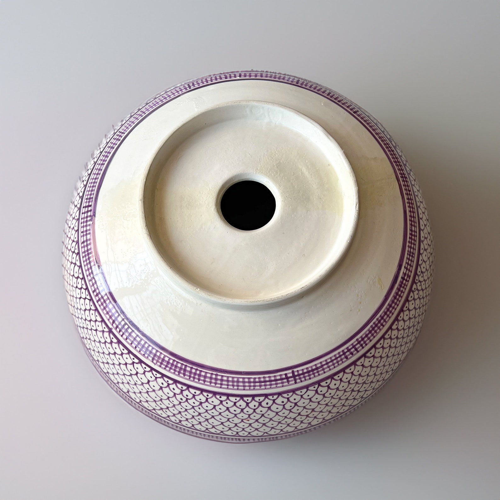 Purple Sink, Modern Bathroom Vessel Sink Above Countertop Basin ...