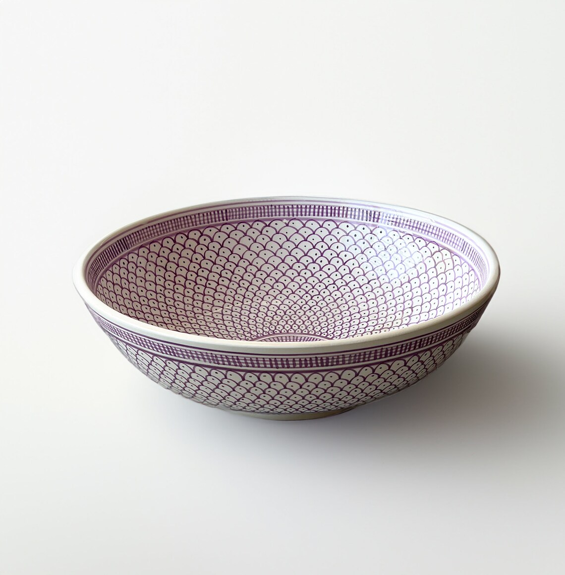 Purple Sink, Modern Bathroom Vessel Sink Above Countertop Basin ...