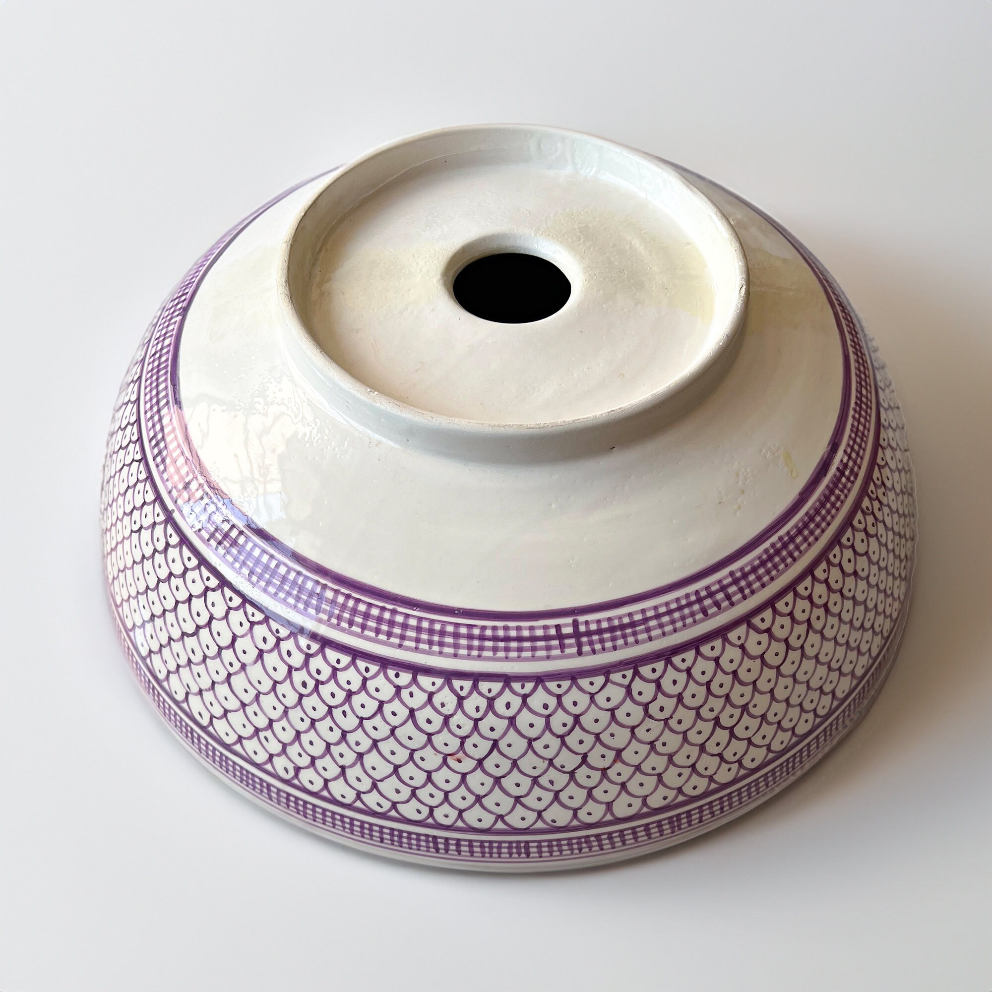 Purple Sink, Modern Bathroom Vessel Sink Above Countertop Basin ...